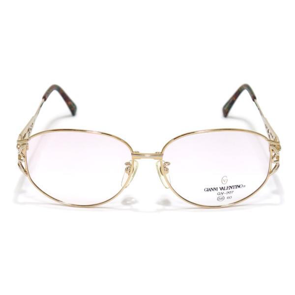 ジャンニバレンチノ -GIANNI VALENTINO- GV207 COL 1A 58フレームカラー：ゴールドレンズサイズ：58mm【サイズ感の目安】　レンズ横幅：58mm　　　　鼻幅：15mmフロント縦幅：49mmフロント前幅：140m...