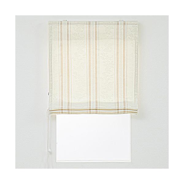 今お使いのメカをそのままに、幕体(カーテン生地)だけを取り替えできます。※メカは付属しませんのでご注意ください。クラシカルな植物文様をストライプ状に表現しました。ナチュラルなインテリアとも合わせやすい柔らかな印象の厚地ローマンシェードです。...