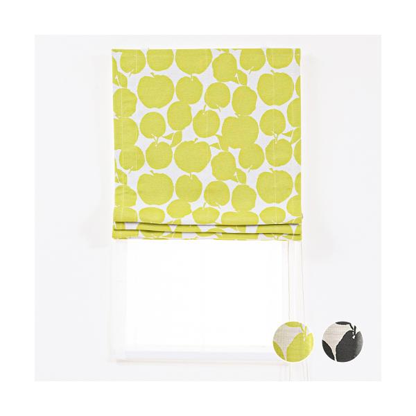 北欧テイストのリンゴ柄ダブルシェード。インテリアのアクセントになる華やかなデザインです。織り感のあるナチュラルな生地に、一面に散りばめられた手書き風のリンゴがおしゃれ。シックな色合いとモダンなシルエットで、大人な雰囲気のインテリアにも馴染み...