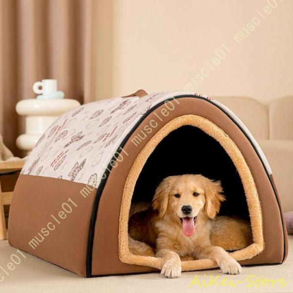 ペットベッド ドーム型 冬 もこもこ☆☆☆☆☆☆秋冬のペットの防寒対策としてお薦めます。○【適用対象】大中小型犬、猫、小動物。本産品は手動測定で、小さな誤差をお許してください。○【な素材】弾力性抜 群なPP綿をたっぷり充填したこのペットベッ...