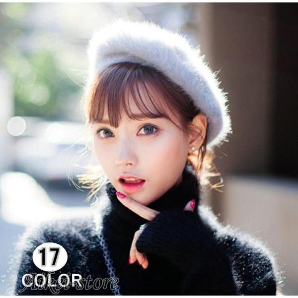 ふわふわでかわいいベレー帽です【サイズについて】フリーサイズ（被り口の実寸は44cm程度、62cm程度迄伸びます。）【素材について】ポリエステル、コットン