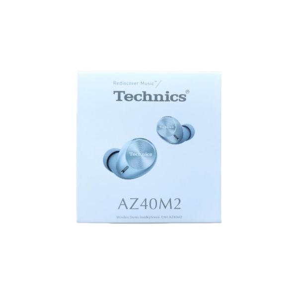 TechnicsワイヤレスイヤホンEAH-AZ40M2-A≪仕様≫・重さ：約5g×2（LR同値）、約35g (充電ケース)・防滴対応・再生可能時間：イヤホン単体／約5.5時間（ノイズキャンセリングON、AAC）約7.0時間（ノイズキャンセリ...