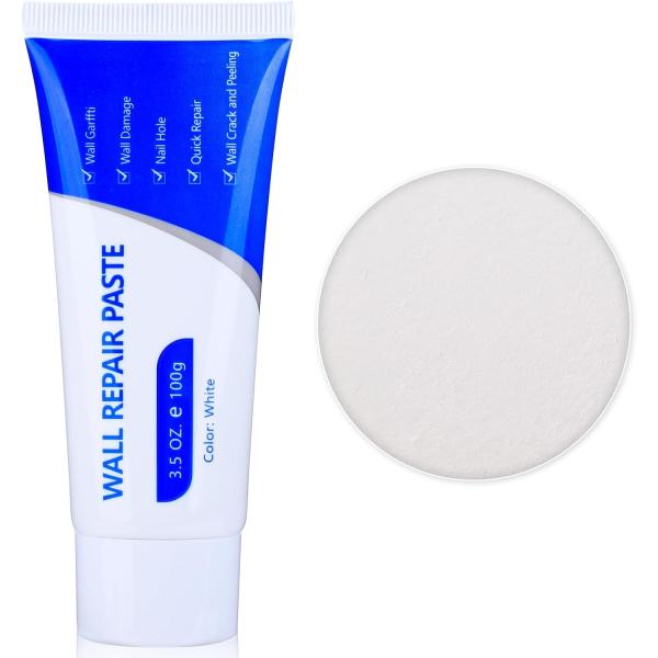/パッケージ内容100g壁補修剤　*1/安全＆高品質改良された壁補修剤は、合成樹脂と炭酸カバーでできています。防水性、ホルムアルデヒドフリー、非腐食性で有害物質がありません。100%グリーン成分、子供やペット、化学物質に敏感な方にも安全です...