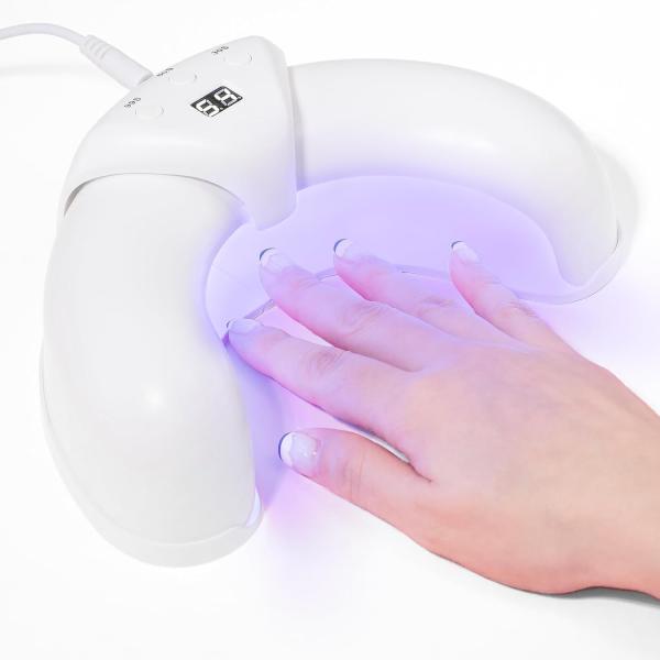 /セット内容45Wネイルライト*1usb線　　　　　  *1日本語説明書　　 *1/45W45Wハイパワー、インテリジェントな痛みのない、速乾性があります。統合されたインテリジェントな温度制御チップを備えたLED UVネイルランプ、硬化時間...