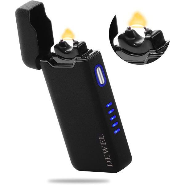 【発売日：2021年07月23日】/電池残量表示電量モニター付いておりますので電量の残量は一目瞭然!省エネ・エコ充電式なのでガスやオイルが要らない、強風でも炎が消えない、伝統ライターよりもっとエコです。USBで充電すればすぐに使用可能、ガス...