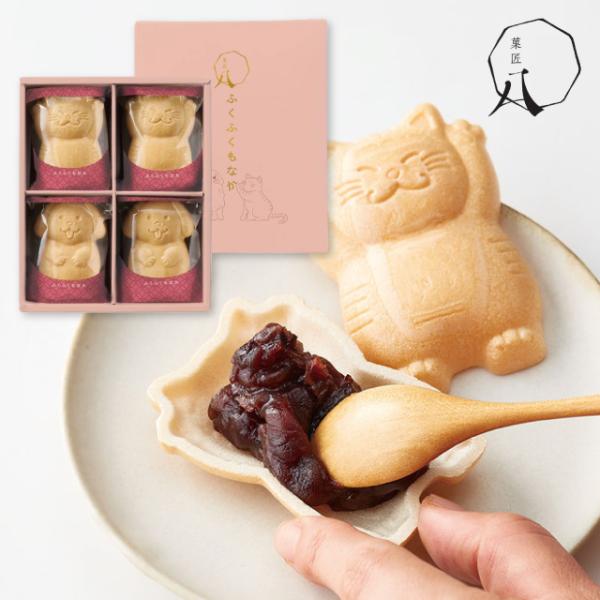 ●犬もなか×2、猫もなか×2、あんこ35g×4●賞味期間：製造から120日●加工地：日本●箱サイズ：約15×18×4.5cm●箱重量：約280g●化粧箱入名入れ 内祝い お返し 祝い返し 出産 出産内祝い 結婚 結婚内祝い 引き出物 御礼 ...