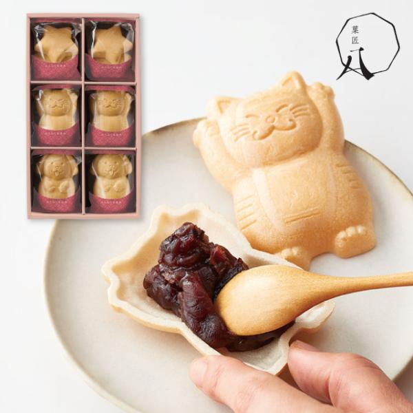 ●犬もなか×2、猫もなか×2、星もなか×2、あんこ35g×6●賞味期間：製造から120日●加工地：日本●箱サイズ：約15×26×4.5cm●箱重量：約400g●化粧箱入名入れ 内祝い お返し 祝い返し 出産 出産内祝い 結婚 結婚内祝い 引...