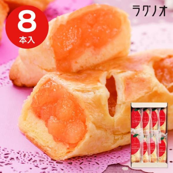 ●内容量：りんごスティック×8本●賞味期限：常温45日●アレルギー：卵・乳・小麦●箱サイズ：約170×300×36mm●箱重量：約670g