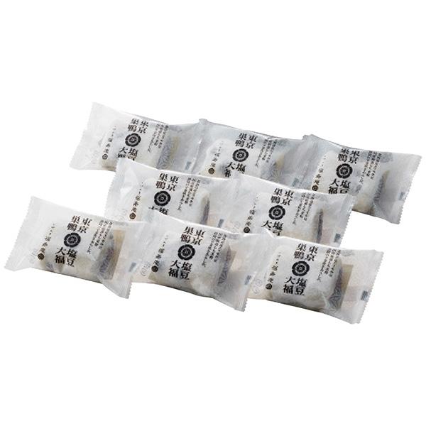 ■現/東京塩豆大福80g×8個 ■賞味期間/出荷日より冷凍約60日 ■アレルギー【小麦・大豆】■箱/27.5×13.5×7.5cm・750g「おばあちゃんの原宿」こと東京・巣鴨の和菓子店「とげぬき福寿庵」監修。国産小豆、国産もち米粉を使用し...