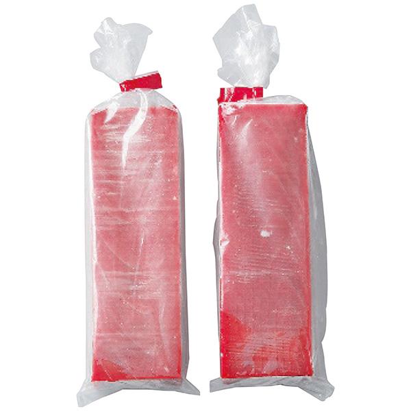 ■現/目鉢鮪赤身約150g×2個 ■賞味期間/出荷日より冷凍約5日■箱/26×20×14cm・400g人気の目鉢鮪の赤身をお刺身用として切りつけやすい様に短冊にしてあります。同封の解凍用紙に従って解凍し、お好みの厚さに切ってお刺身などでお召...
