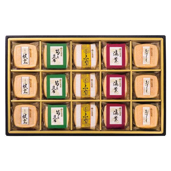 ●セット内容：お吸物(帆立・筍と昆布・ふぐ・湯葉・おすまし)×各3●賞味期間：常温1年●アレルギー：小麦●箱サイズ：約25×40×5cm●箱入重量：0.6kg