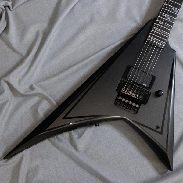 Edwards E-ALEXI BLACKY Metallic Black Satin with Gloss Black Pinstripe