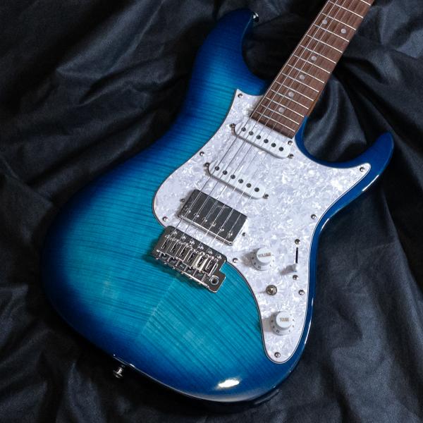 Ibanez AZ Standard AZ22S1F Transparent Turquoise Burst