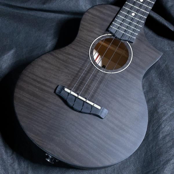 Ibanez UEW12E Black Ice Flat ウクレレ コンサートサイズ エレキウクレレ