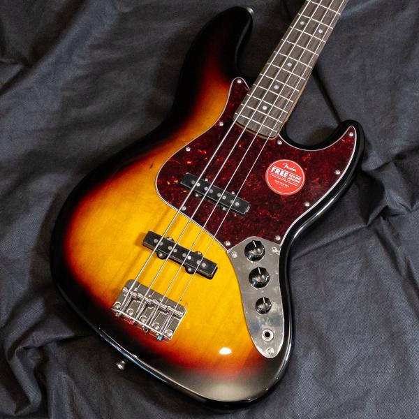 Squier by Fender Classic Vibe '60s Jazz Bass, Laurel Fingerboard, 3-Color Sunburst