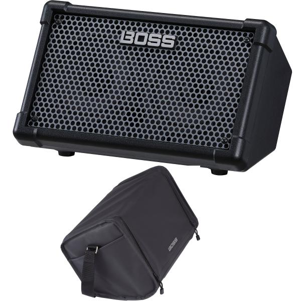 BOSS CUBE Street II BK (ブラック)+専用キャリングケースCB-CS1付き ボス 電池駆動可能 10W (5W+5W) ステレオアンプ [CUBE-ST2]