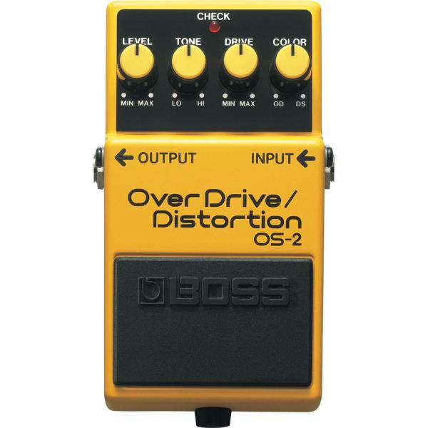 BOSS OS-2 / OverDrive/Distortion オーバードライブとディストーション 2系統の歪み回路を搭載したドライブ・ペダル  ボス エフェクター