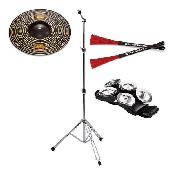 こちらの商品は一部の地域*を除き送料無料(送料込)です。*離島地域・北海道・沖縄へのお届けは別途、送料が必要になりますので、ご注文の前にご連絡下さい。送料をお知らせいたします。★セット内容★　◆10インチ スプラッシュシンバル:MEINL ...