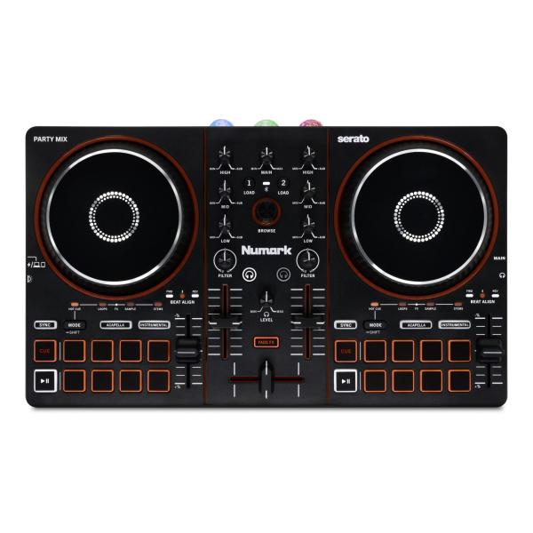 Numark Party Mix III内蔵ライトショー搭載DJコントローラー製品概要この10年間、Party Mixは世界中のこれからDJを始めるユーザーがミックスの楽しさを発見し、本格的なDJスキルを身につけるきっかけを提供してきました...