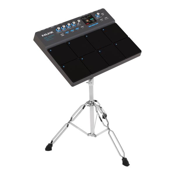 ★セット内容★　本体:NUX DP-2000　専用スタンド:NUX DPS-1　//　Digital Percussion Pad DP-2000は、ベロシティ対応の独立した8つのストライクパッドを備えたパーカッションパッド。NUX DM-...