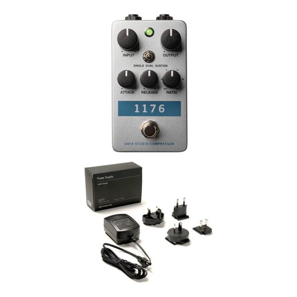 ★セット内容★　本体:UNIVERSAL AUDIO UAFX 1176　パワーサプライ:UNIVERSAL AUDIO PSU-GP1-WW　//　世界で最も有名なリミッターを、あなたのペダルボードに1967年にリリースされたUniver...
