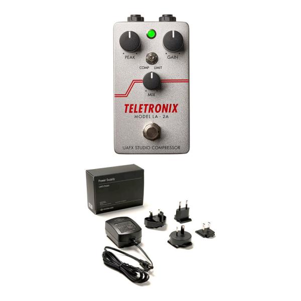 ★セット内容★　本体:UNIVERSAL AUDIO UAFX LA-2A　パワーサプライ:UNIVERSAL AUDIO PSU-GP1-WW　//　伝説的なリミッターの豊かなチューブ・トーンを手に入れるUAFX Teletronix L...
