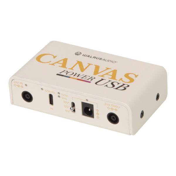 ※画像は撮影用商品のため、お届けの際の商品とは異なります。USB PD対応でペダルボードをどこでもフルパワー駆動!Canvas Power USBは、ノートパソコンの充電器や高出力のスマホ充電器、USB PD対応のバッテリーパックなど、ほと...