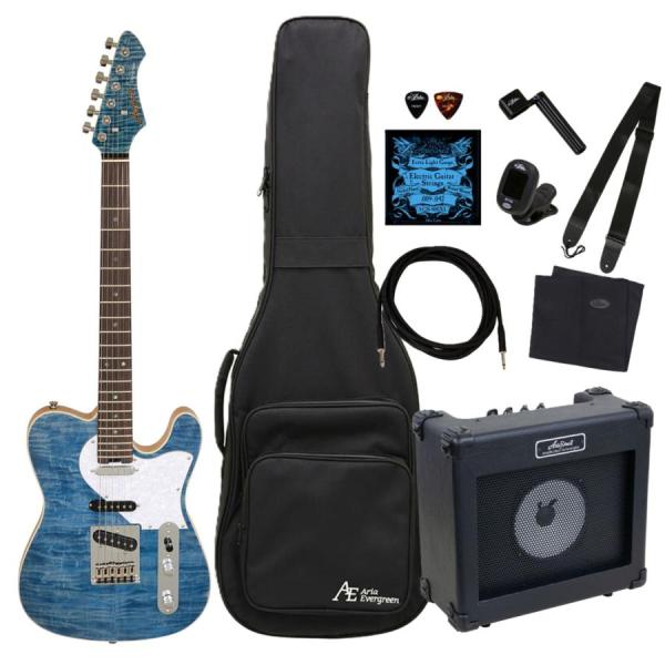Aria ProII 615-AE200 LRBL (Lorelei Blue)  入門10点セット 初心者セット