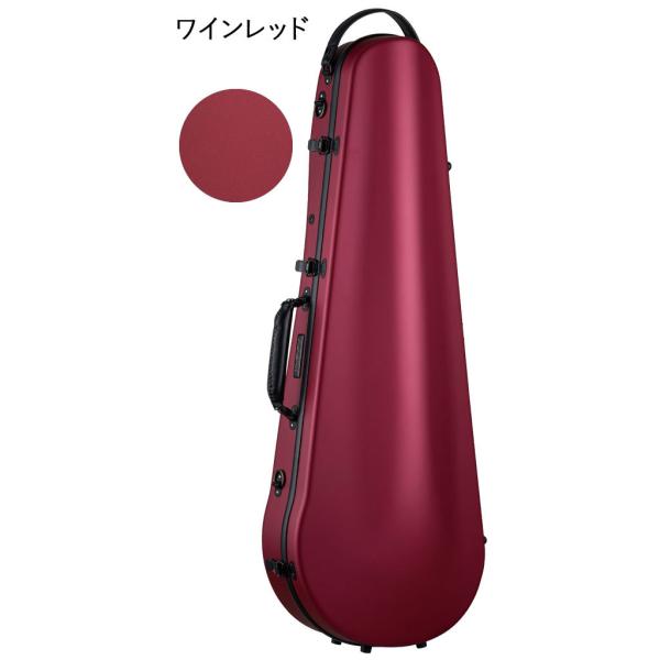 Carbon Mac CFA-2S S-WRD (ワインレッド) ビオラ ケース カーボンマック ビオラ サテン仕上げ