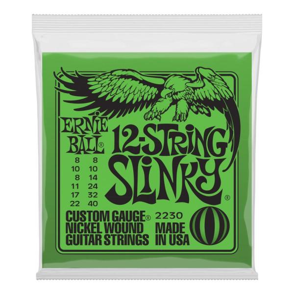 [12弦エレキ用] ERNIE BALL 2230 ×1 12-String Slinky 12弦ギター用 エレキギター弦 アーニーボール