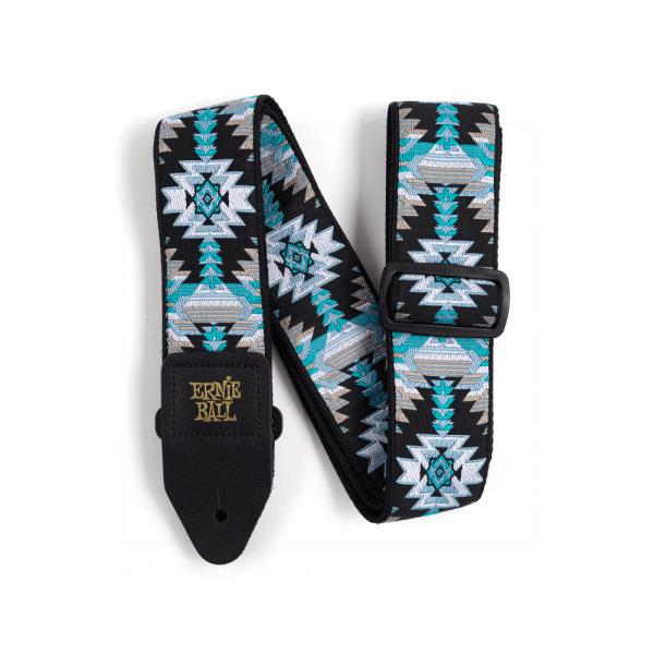 ERNIE BALL 4609 Albuquerque Blue   Jacquard Strap ギター用 ストラップ アーニーボール