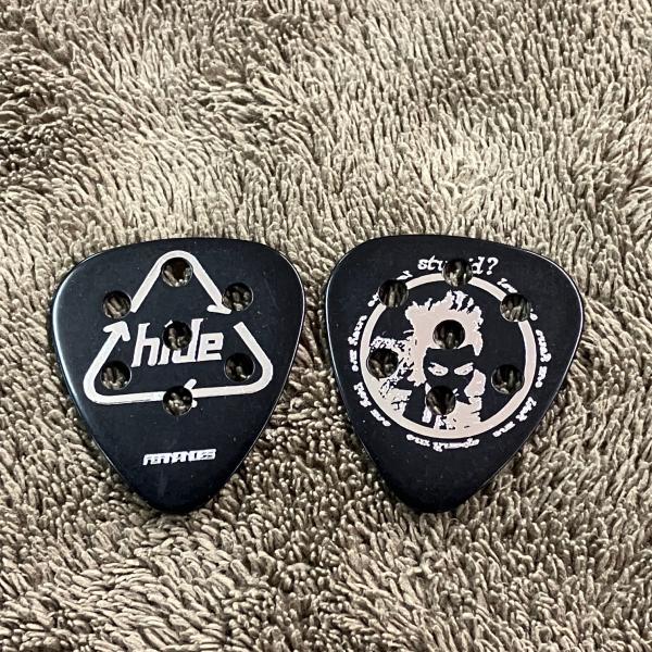 5枚セット Fernandes フェルナンデス hide 黒 スキャナー ピック デッドストック品