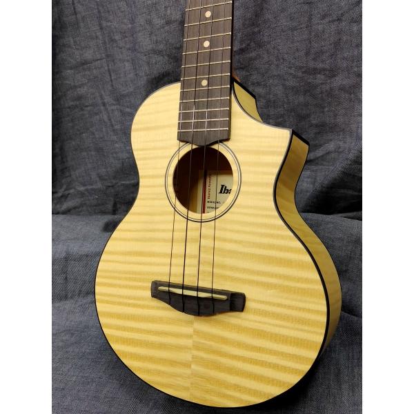 Ibanez UEW12E-OPN Open Pore Natural エレクトリックウクレレ コンサートサイズ
