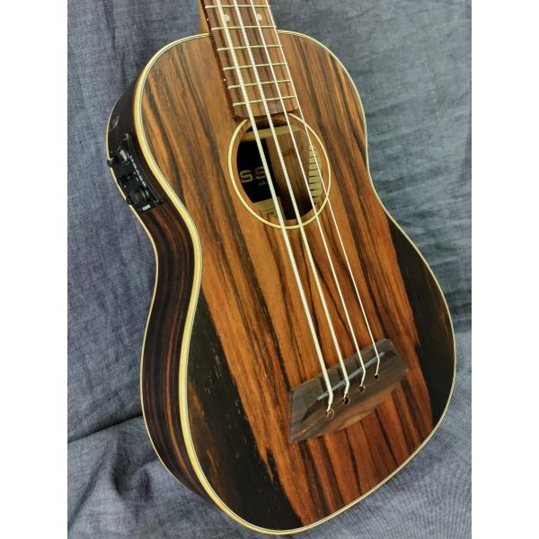 【アウトレット特価】KALA UBASS-EBY-FSRW20_06 ストライプドエボニー ウクレレベース