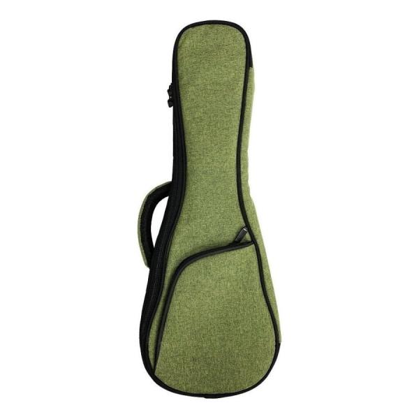 KIWAYA No.30-S/LG リーフグリーン ソプラノウクレレ用(ロングネック収納不可) クッション入りソフトケース キワヤ