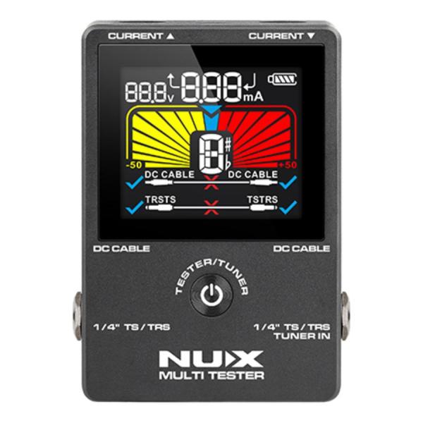 NUX NMT-1 / 4 in 1 Multi Tester ケーブルテスター / ペダル電流 電圧計 / クロマチックチューナー