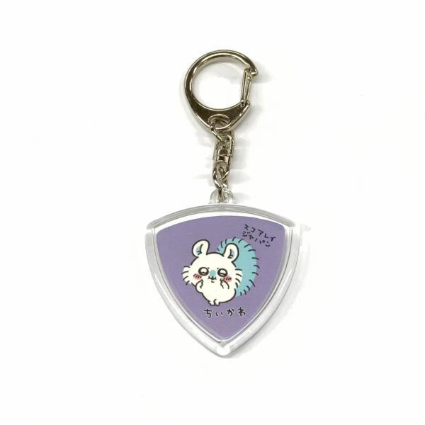 ピック1枚+ハメパチセット ちいかわ ピック Scorelay Japan SC-CKPP2 第2弾 パープル/モモンガ