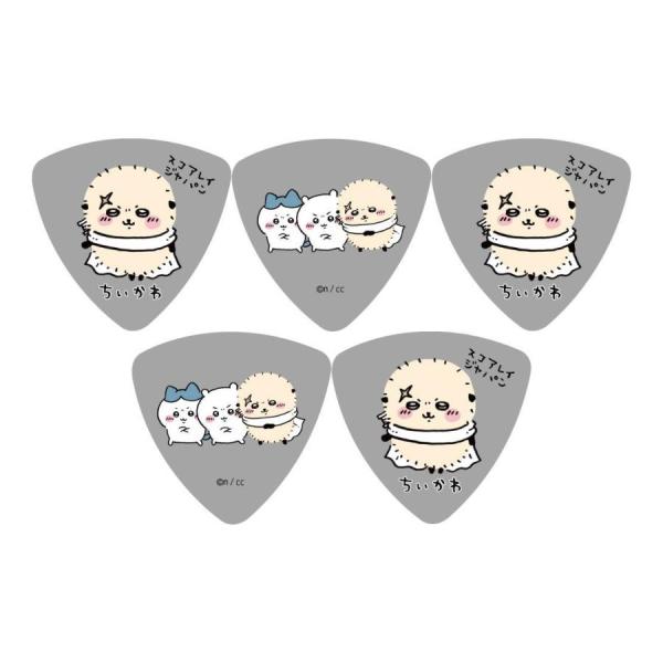 ちいかわ ピック Scorelay Japan SC-CKGY2/5枚セット 第2弾 グレー/ラッコ