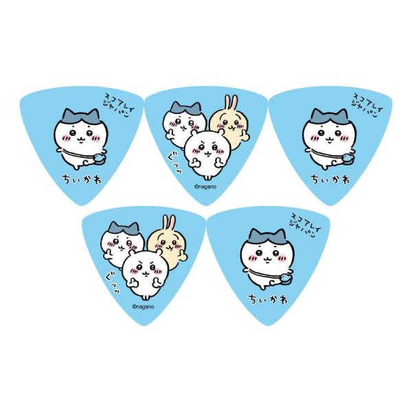 Scorelay Japan SC-CKB1/5枚セット ちいかわ ピック 第1弾 ブルー/ハチワレ