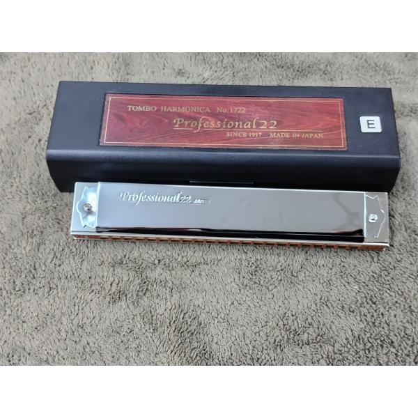 アウトレット特価 TOMBO No.1722 E プロフェッショナル22 トンボ　複音ハーモニカ