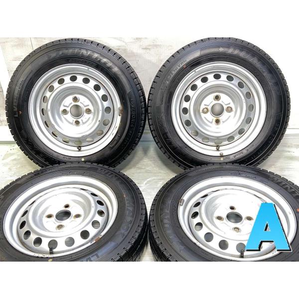 プロボックスに！　◆商品情報◆ 管理番号：W14251223033 タイヤ：【中古】ダンロップ ウィンターマックス LV01 forVAN　サイズ：155/80R14　88/86LT　残り溝：センター部 約9.1/9.4/9.3/9.4　m...