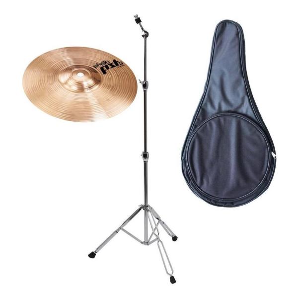 ※画像は撮影用商品のため、お届けの際の商品とは異なります。★セット内容★　10インチ スプラッシュシンバル:PAiSTE PST-5N Splash 10　シンバルスタンド:KC CS-01　キャリングバッグ:TD-2BAG　//　10イン...