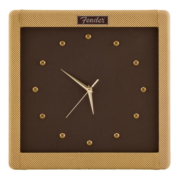 ※画像は撮影用商品のため、お届けの際の商品とは異なります。時間がこんなにクールに見えたことはかつてありませんでした。FenderTM Tweed Clockは、ヴィンテージアンプの伝説的な雰囲気をそのままあなたの壁にお届けします。Fende...