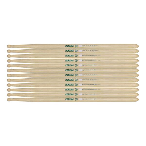 ※画像は撮影用商品のため、お届けの際の商品とは異なります。ROHEMA Novelbrightねぎシグネチャースティック202630は、定番モデルである5A EVOLUTIONスティックをベースに、ドラマーねぎ氏のこだわりを反映した特別仕様...