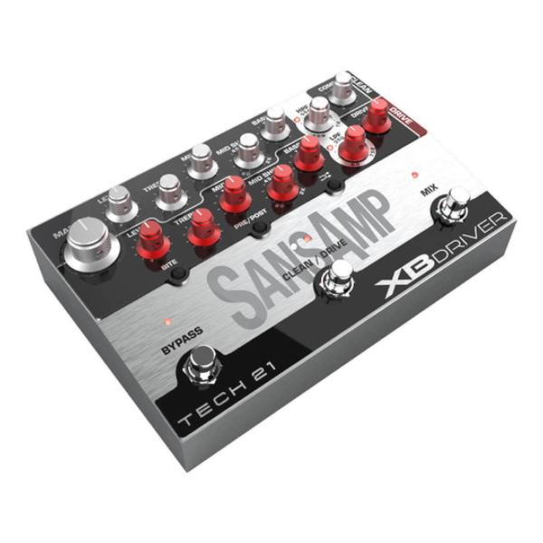 SansAmp XB Driverは30年以上にわたるベース用ギアの設計の集大成したペダルです。SansAmp Bass Driver DI、Para Driver DI、Q￥Strip、dUg Pinnick Ultra Bass 100...