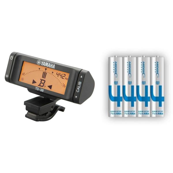 ★セット内容★　◆本体:YAMAHA TD-38S　◆アルカリ単4電池×4本※電池は画像と異なる場合がございます。　//　楽器に直接取り付けて使用できる超小型・軽量のチューナー。シンプルで見やすい表示とわかりやすい操作性を兼ね備えたデザイン...