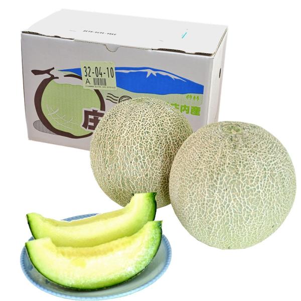 [品名]庄内砂丘メロン[内容量]青肉 2玉入り（合計約2.5kg前後）[産地]山形県産[配達期間]7月上旬〜7月下旬ごろ※収穫でき次第お届けいたします。配達日時のご指定はご遠慮いただいております。※収穫予定はその年の天候や気温等の影響で大き...