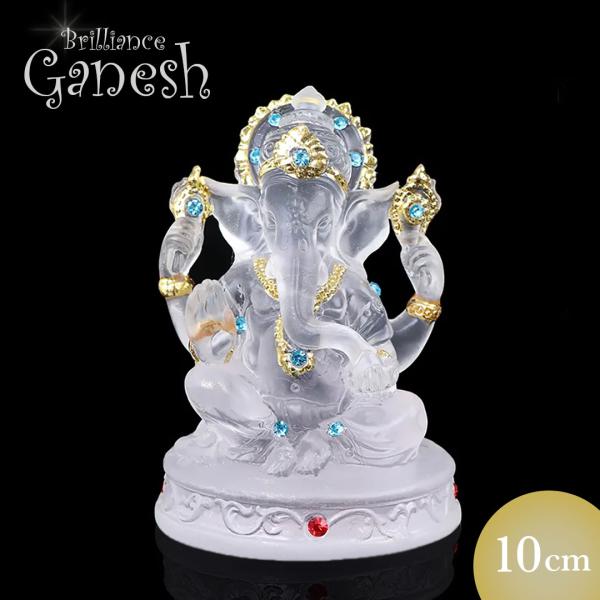 全体サイズ高さ約10cm×横幅約7.5cm ×奥行き約7cm＊許容範囲誤差±1cmです重量 約180g素材 樹脂ガネーシャ神は、あらゆる障害を除去して成功に導く神であり、商売繁盛をもたらす幸運な神であり、智慧を司る学問の神であり、文化や芸術...