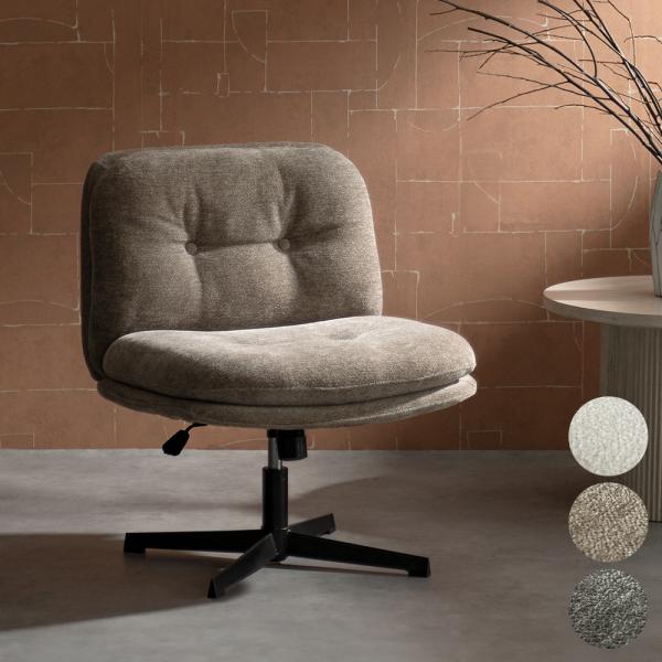 ■お届け目安（ご予約販売除く）※1営業日後出荷【サイズ】約幅66×奥行き67×高さ76〜83cm【製品重量】約11.85kg【材質】座面・背もたれ：ウレタン、合板脚：スチール（粉体塗装）張地：ポリエステル【耐荷重】約80kg【梱包サイズ】約...