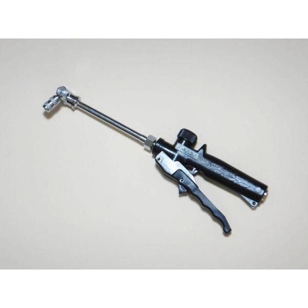 動力噴霧器（3.5Mpa位の圧力）を用いて、家庭用（壁掛けエアコン）・業務用エアコン（天カセ型・天吊型）をクリーニングするときに便利な円錐噴霧フリーノズル（噴霧角度可変式）ノズルガンです。可変コーン噴射ノズルを12センチの専用先パイプ（スト...